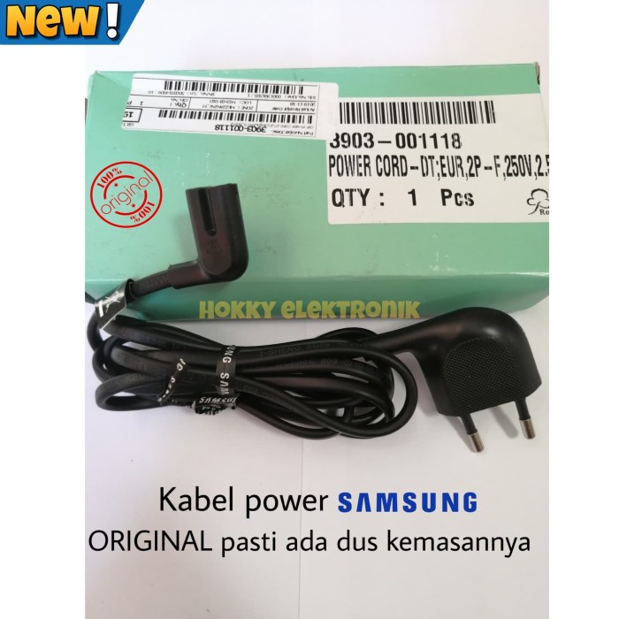 Jual Kabel Power Samsung Original Seri 001118 Best | Shopee Indonesia