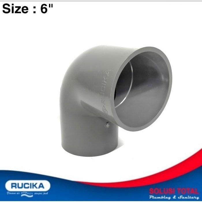Jual Knee Pvc Aw 6 Inch Elbow 6" Rucika | Shopee Indonesia