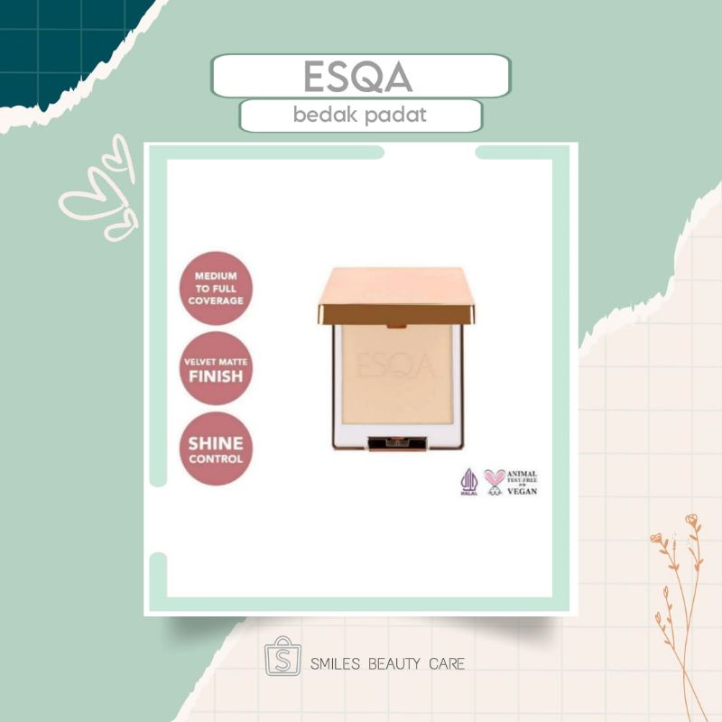 Jual ESQA Flawless Powder Foundation/ Compact powder Shade vanilla ...