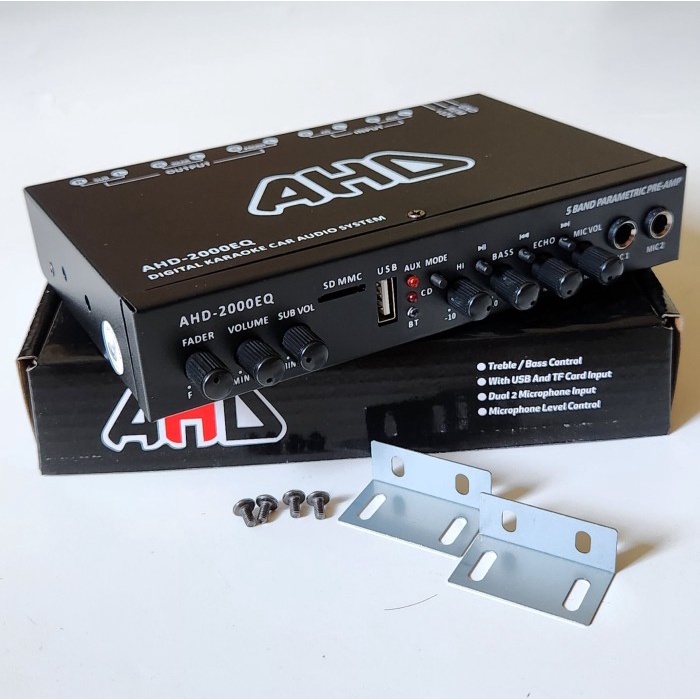 Jual PARAMETRIC EQUALIZER PREAMP KARAOKE BLUETOOTH TF CARD / USB MERK ...