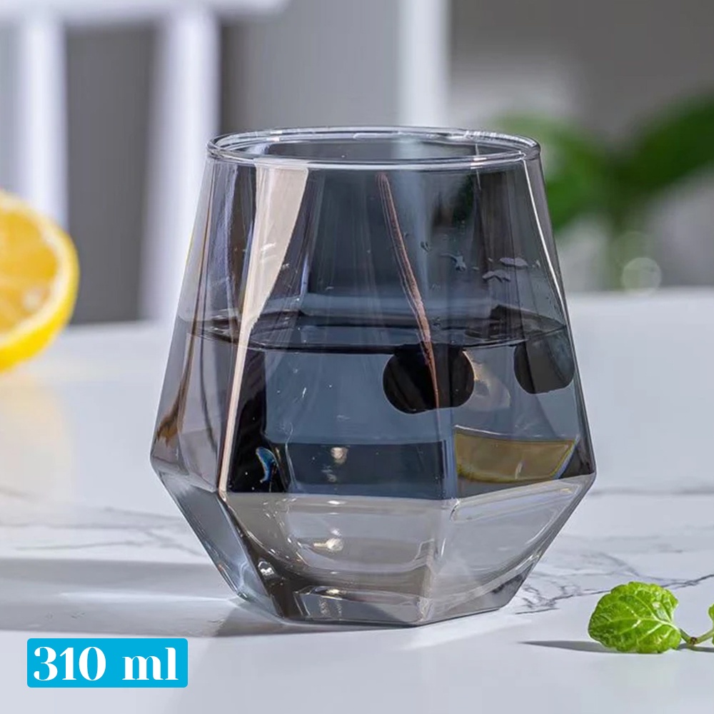 Jual Gelas Minuman Diamond Crystal Borosilicate Glass 310 ml Style 1 ...