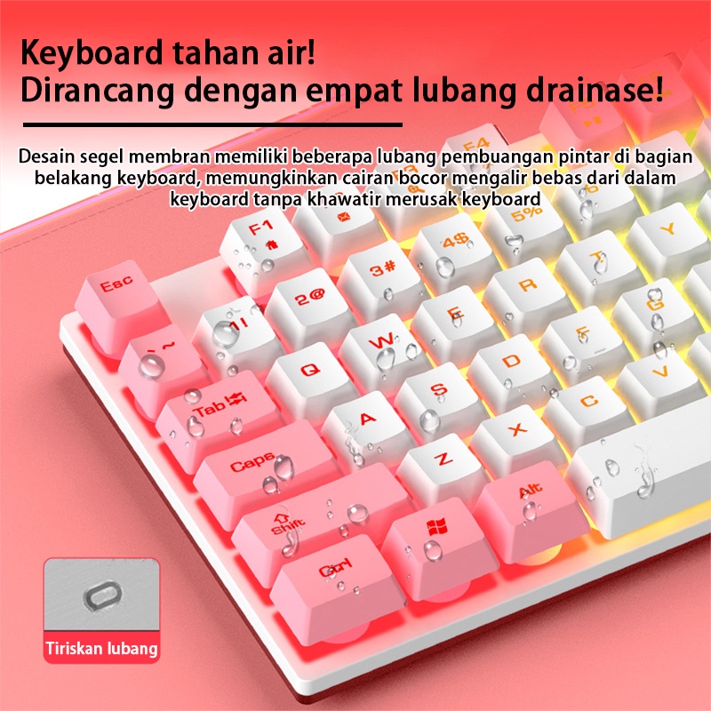Jual Paket Keyboard Dan Mouse Mekanik Dengan Keyboard Gang Mekanik Set ...
