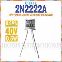 Jual CDIL 2N2222A NPN Planar Transistor 2N2222 800mA 40V 500mW Asli Ori | Shopee Indonesia