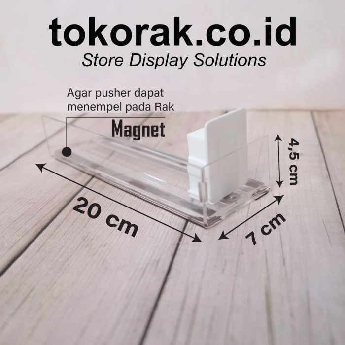 Jual {Kotak} Rak Rokok Acrylic Pusher Otomatis Toko Minimarket ...
