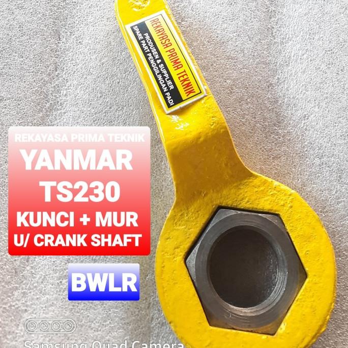 Jual ~~~~~] TS230 KUNCI DAN MUR UNTUK CRANK SHAFT YANMAR TS 230 ALAT ...