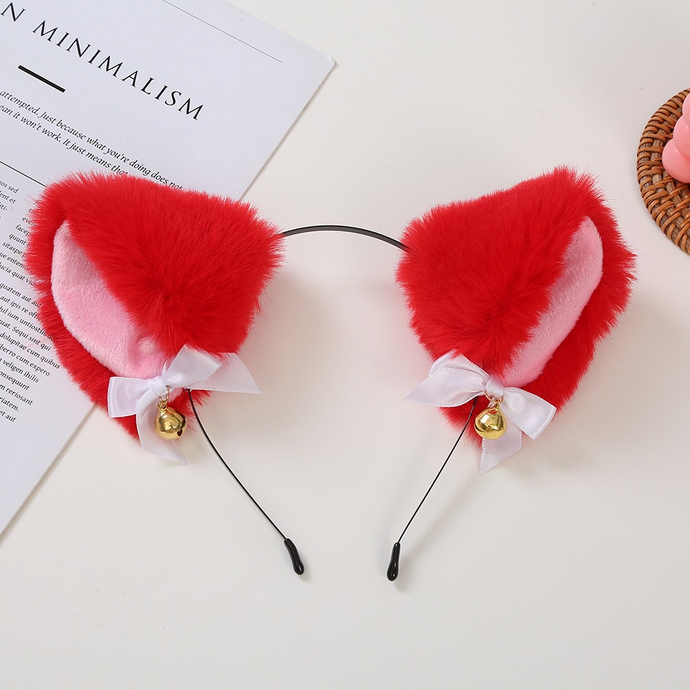 Jual HC Bando Karakter Telinga Kucing Bando Bell Kucing Cosplay Bandana ...