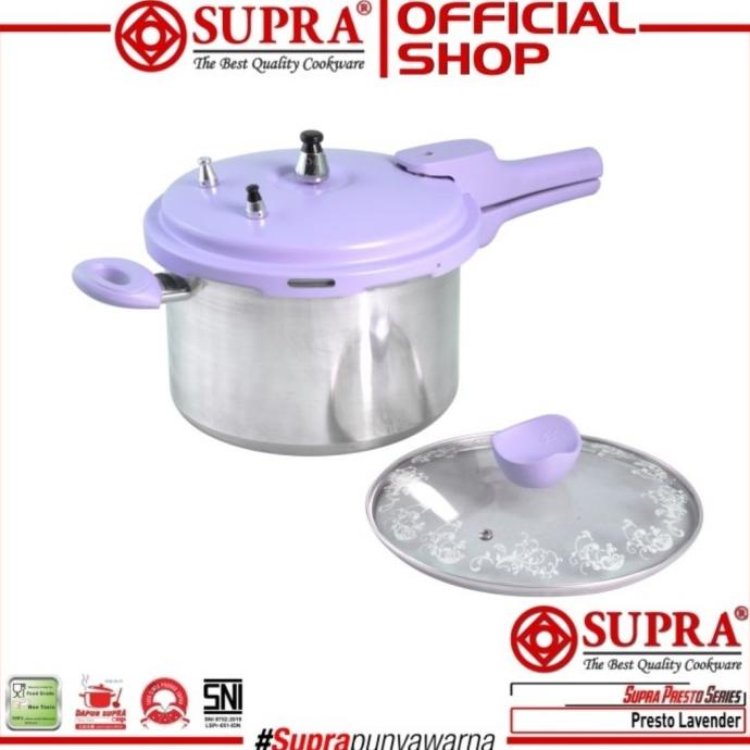 Jual *#*#*#*#] Panci Presto Supra 8 Liter / Pressure Cooker 8 Liter TEBAL | Shopee Indonesia