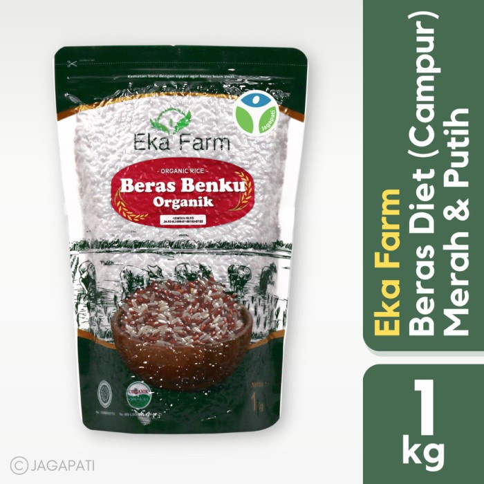 Jual Eka Farm - Diet Benku 1 Kg - Organik - Merah Mix | Shopee Indonesia