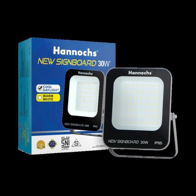 Jual Lampu Sorot LED New Signboard Hannochs 30 watt - Cahaya Putih Siap ...