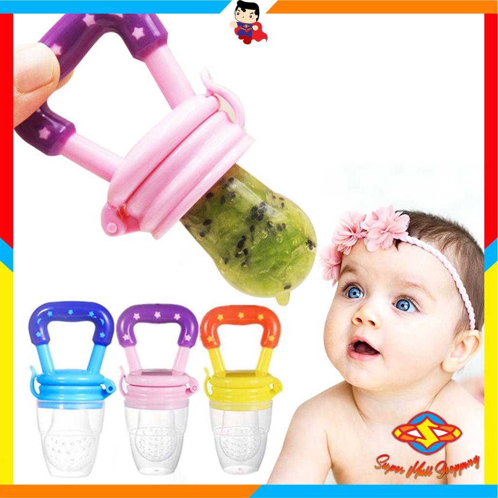 Jual SMS Empeng Buah Bayi Baby Fruit Food Feeder Dot Buah Bayi Gigitan ...