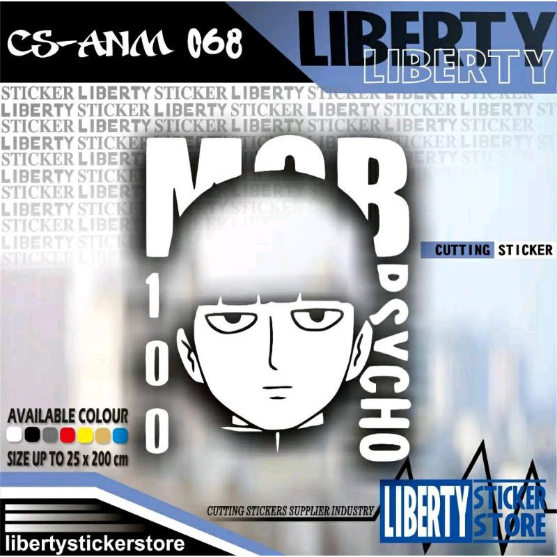 Jual Cutting Sticker Mob Psycho | Cutting Stiker Mob Psycho | cutting ...