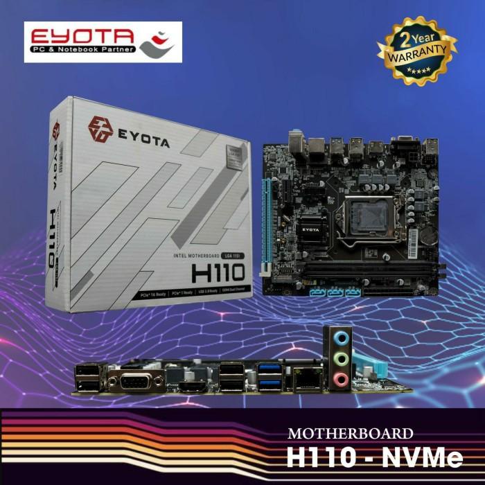 Jual EYOTA MOTHERBOARD H110 / MOBO H110 SOCKET 1151 SUPPORT 6 TH / 7 TH ...
