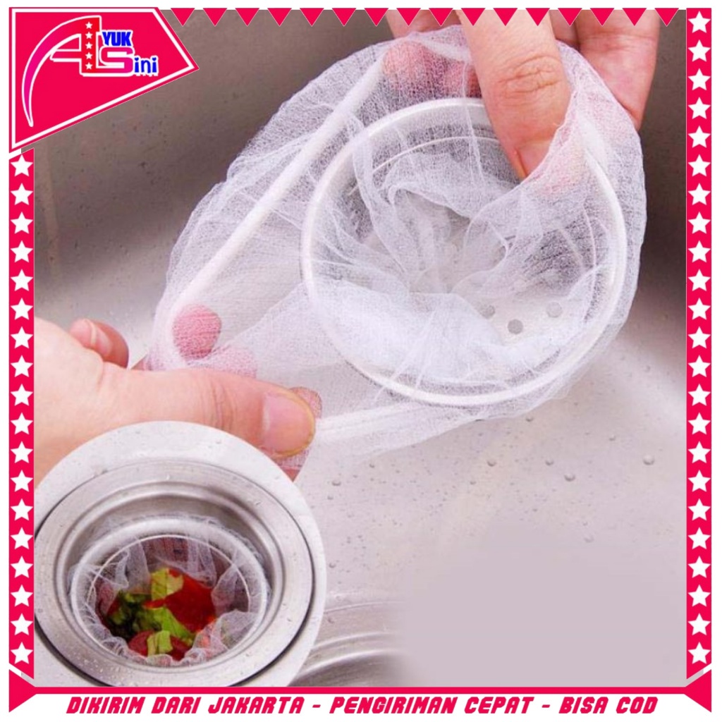 Jual AS Kain Saringan Sampah Wastafel 100Pcs Kain Jaring Jala Saringan ...