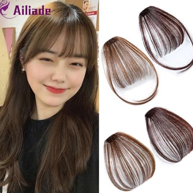 Jual BANG CLIP/ HAIR EXTENSION/ PONI PALSU/KOREAN BANGS | Shopee Indonesia