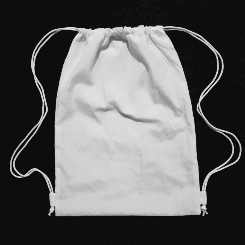 Jual Tas Drawing String bag Blacu 25x35 Polos | Shopee Indonesia