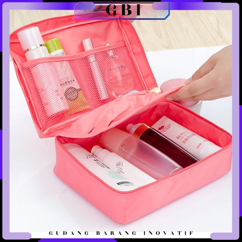 Jual GBI Tas Kosmetik Multifungsi Kosmetik Pouch Make Up Monopoly Makeup Multi Pouch Travel ...