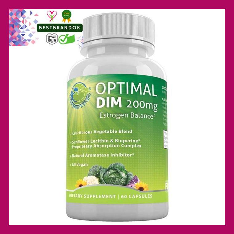 Jual Ok Dim Supplements Optimal 200Mg - Estrogen Balance - Obat Pcos ...