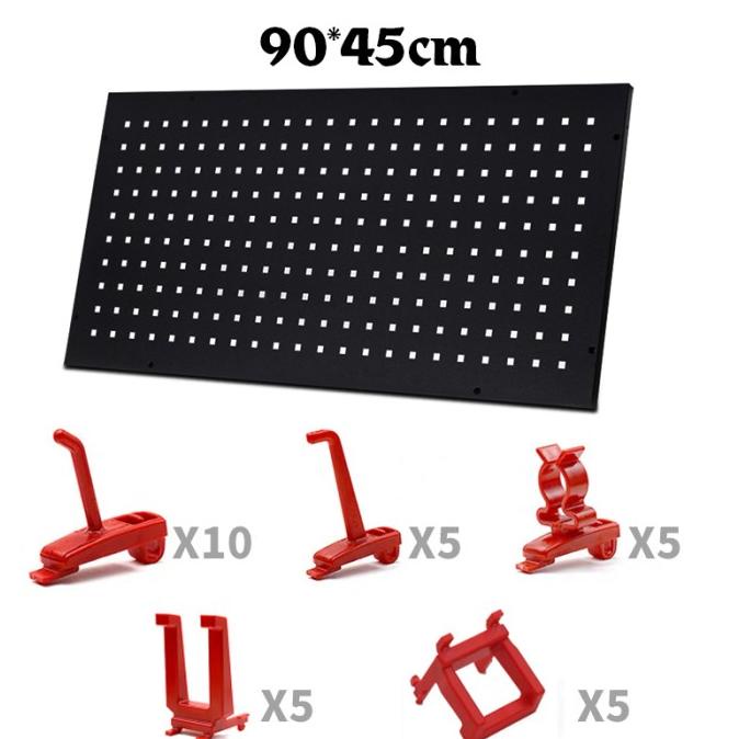 Jual 90*45cm Rak Bengkel Perkakas Rak Toko Hook Set Tool Storage Hanger ...