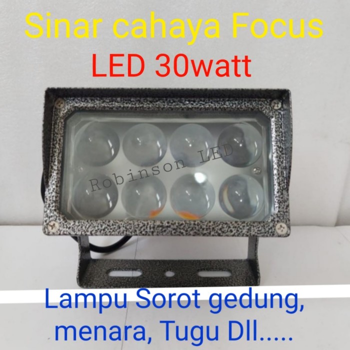 Jual Lampu Sorot Tembak Gedung Menara Tugu Pohon Led 30W 30 Watt Outdoor Terlariss !! | Shopee ...