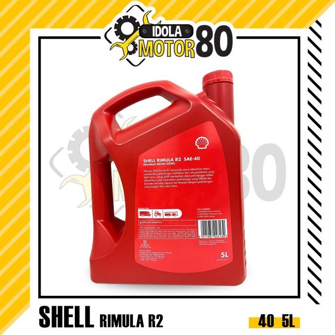 Jual Harga Miring!! Oli Diesel Shell Rimula R2 Sae 40 Isi 5 Liter ...