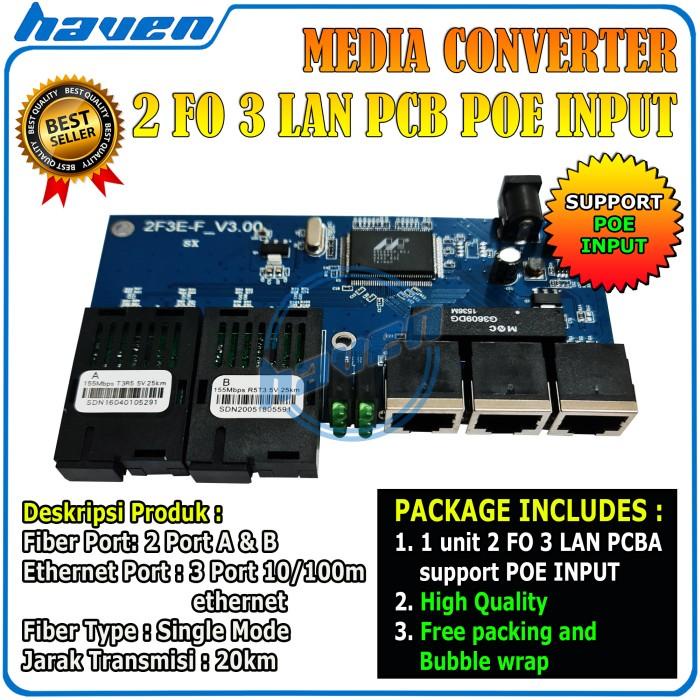 Jual Media Converter 2 Port Fo 4 Port Lan 10/100 Board Only / 2 Fo 4 Lan | Shopee Indonesia