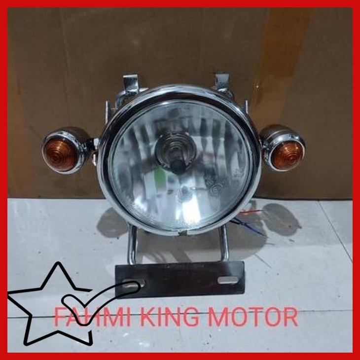Jual [FHBL] SEPAKET HEADLAMP LAMPU BULAT IKLAN FOR MEGA PRO GL PRO GL ...