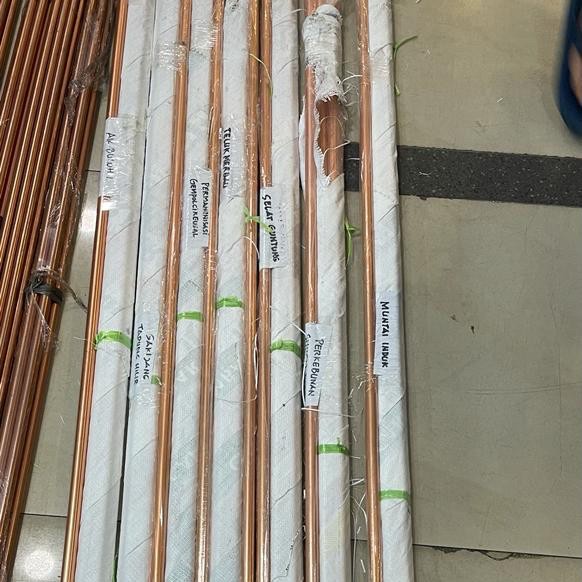 Jual Grounding Rod 5/8 Besi Panjang 2 Meter( Besi Lapis Tembaga ...