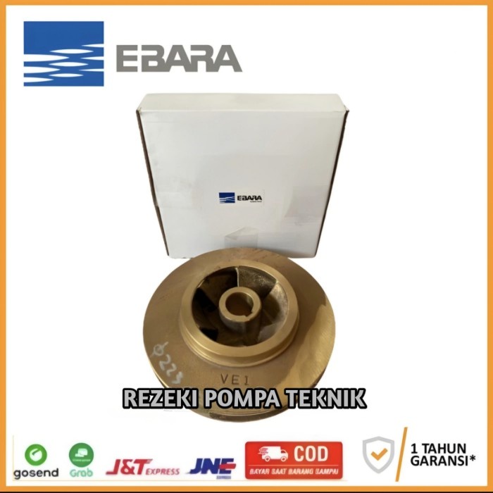 Jual Impeler Pompa Air Centrifugal Ebara 65X50 Fsha Original Asli Ebara ...