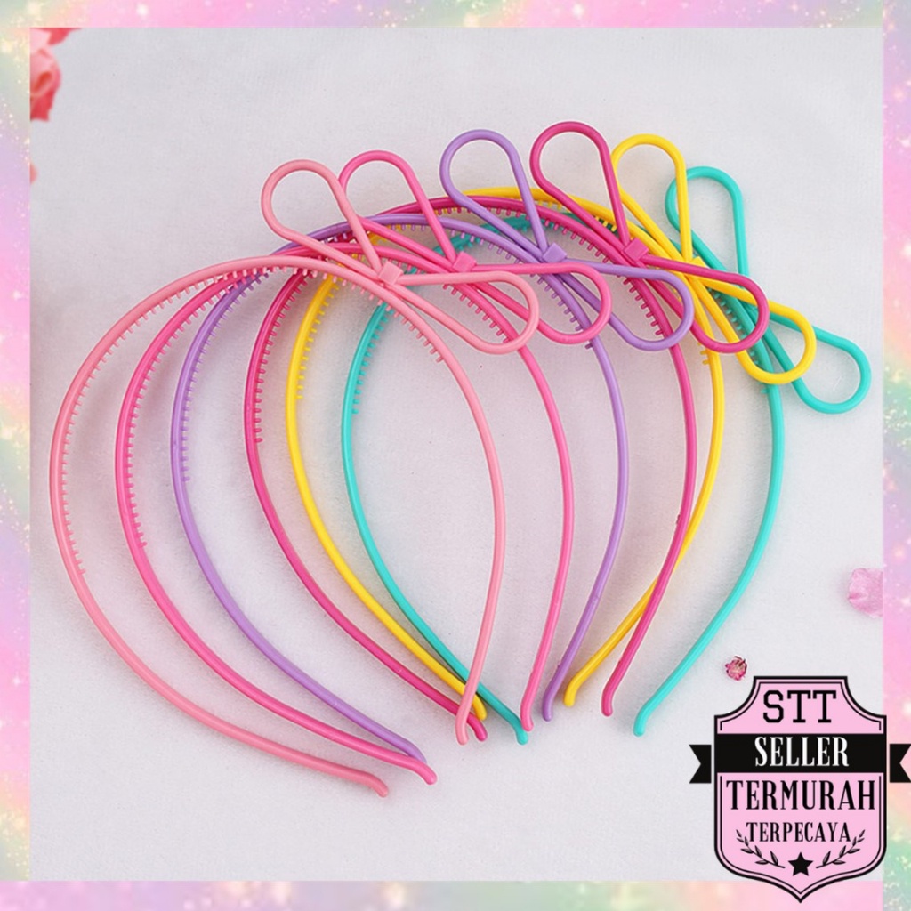 Jual STT Bando Anak Perempuan Anti Patah Desain Pita Kecil Headband ...