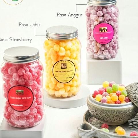 Jual Permen Jadul Aneka Rasa Kemasan Toples 420 Gram Permen Kayu Putih ...