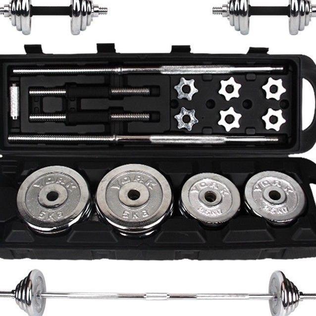 Jual Dumbell Barbel Chrome Set 50Kg | Dumbel Set 50Kg | Shopee Indonesia