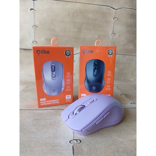 Jual OLIKE M201 EASYCONNECT Wireless Mouse Ergonomic Design 2.4GHz ...