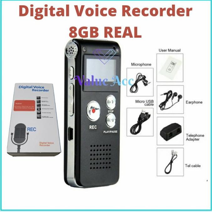 Jual Trend Digital Voice Recorder 8Gb + Mp3 Player - Perekam Suara ...