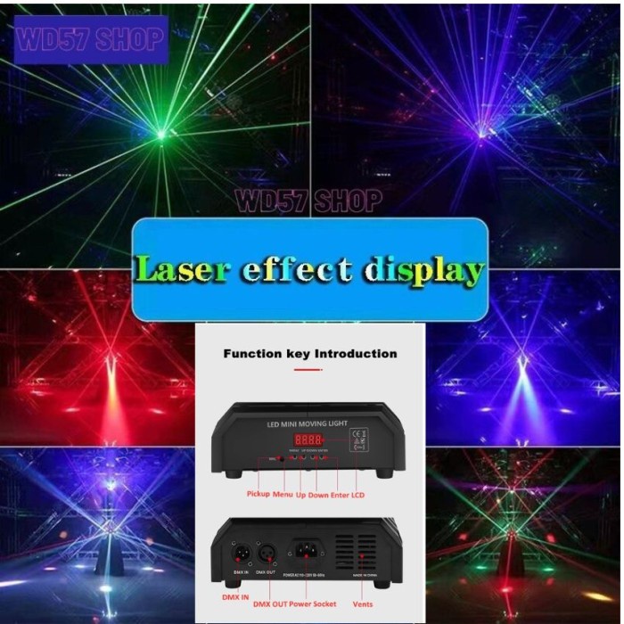 Jual Lampu Disco Panggung Sorot Full Color Led Laser Moving Head ...