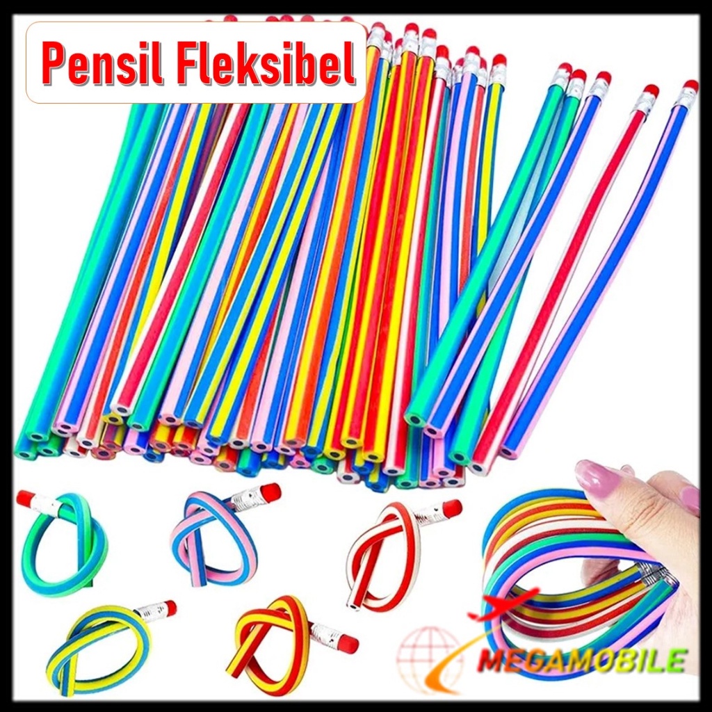Jual MM - Pensil Lentur Fleksibel Pensil Gulung Flexibel Pensil Sekolah ...
