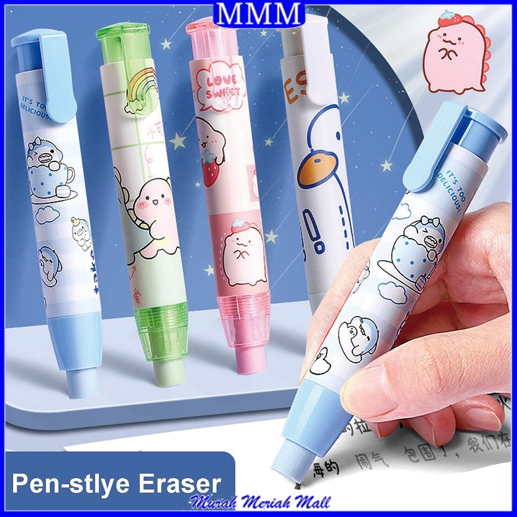 Jual MMM Penghapus Pensil Mekanik Karakter Lucu Mechanical Eraser Cute ...