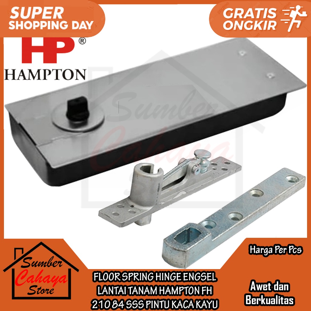 Jual [AESTETHIC COLLECTION] FLOOR SPRING HINGE ENGSEL LANTAI TANAM ...