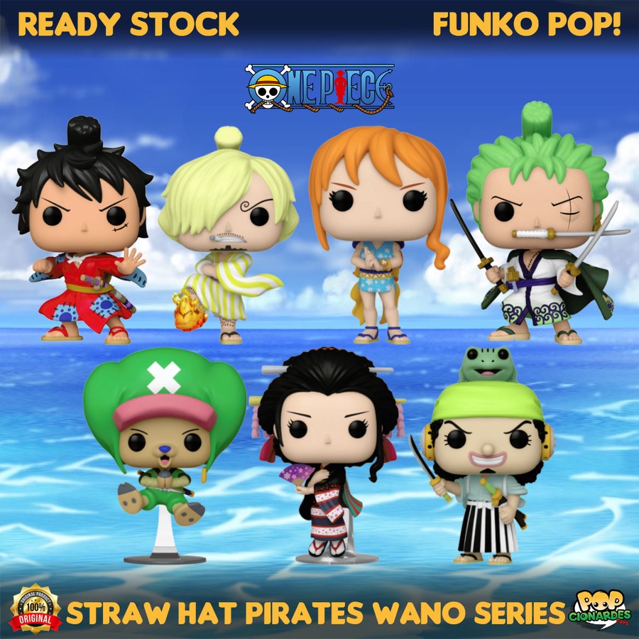 Jual Funko POP Animation - One Piece - Bundle Straw Hat Pirate Wano ...