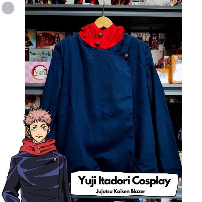 Jual YUJI ITADORI JACKET ANIME - JUJUTSU KAISEN BLAZER JACKET | Shopee ...
