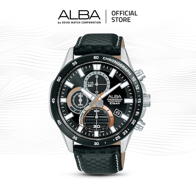 Jual Alba Active Jam Tangan Pria Chronograph AM3975 / AM3975X1 Quartz ...