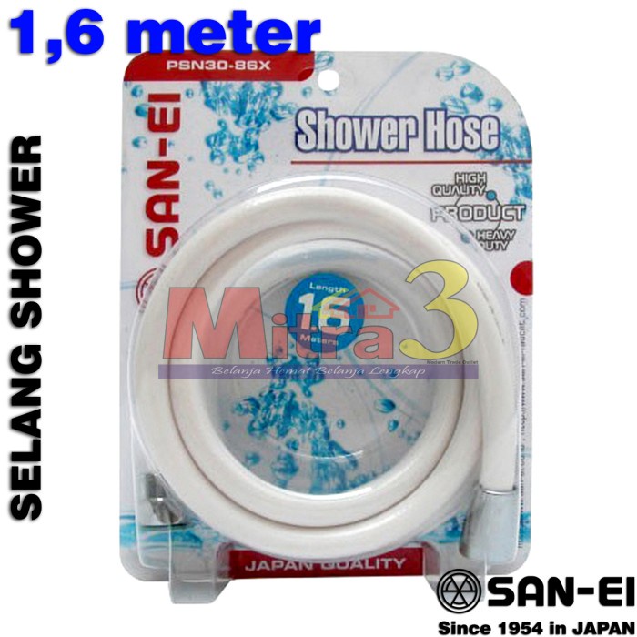 Jual #@#@#@#@] Selang Shower SAN-EI PSN30-86X 1,6 meter / Slang Jet Shower SANEI 1.6m | Shopee ...