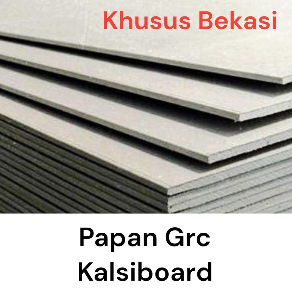 Jual Terlaris Papan Plafon Grc 4Mm (122Cm X 244Cm)/Papa Grc Kalsi Bord ...