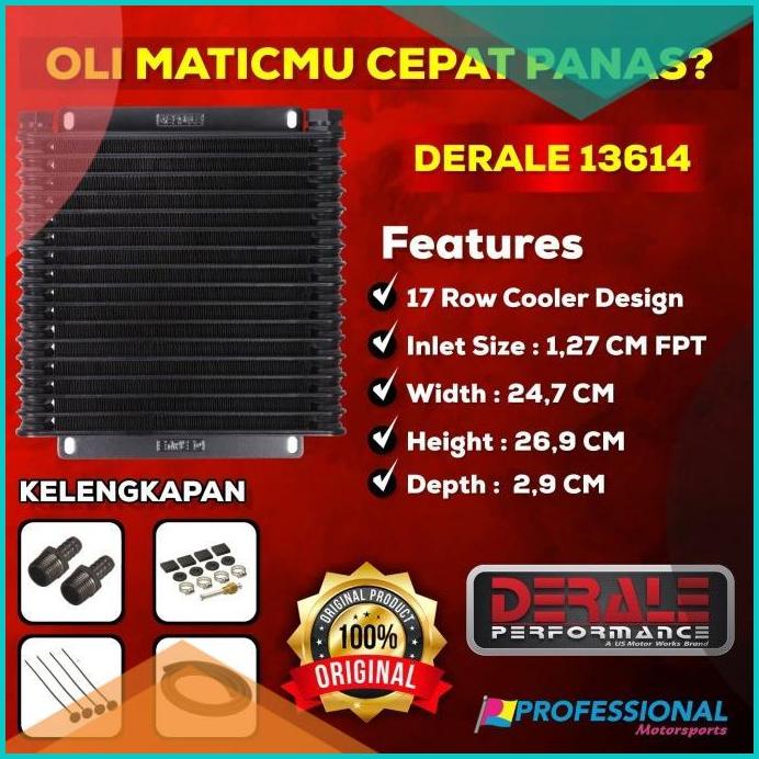 Jual ATF Matic Cooler Derale 13614 Hayden Pajero Innova Reborn Fortuner ...