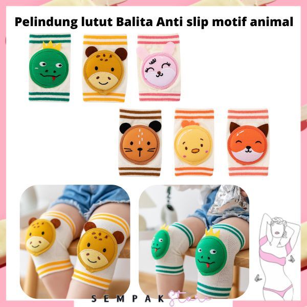 Jual SS Pelindung lutut Balita Merangkak Anti slip motif animal Kaos ...