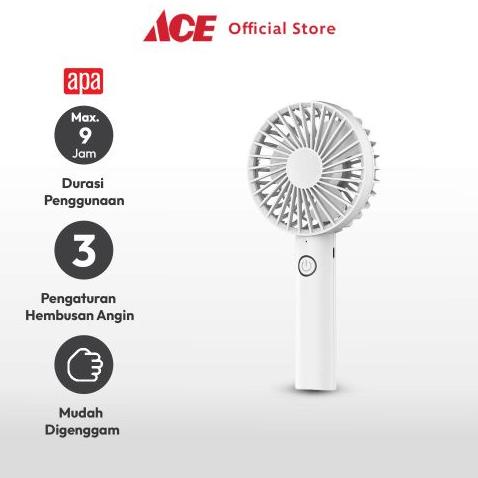 Jual new Ace Apa 3 inci Kipas Angin Portabel - Putih Desk Fan Penyejuk ...