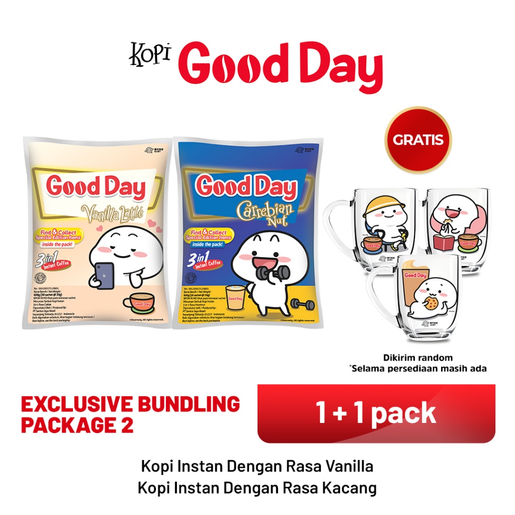 Jual GOOD DAY x QUBY - EXCLUSIVE BUNDLING PACKAGE 2 | Shopee Indonesia