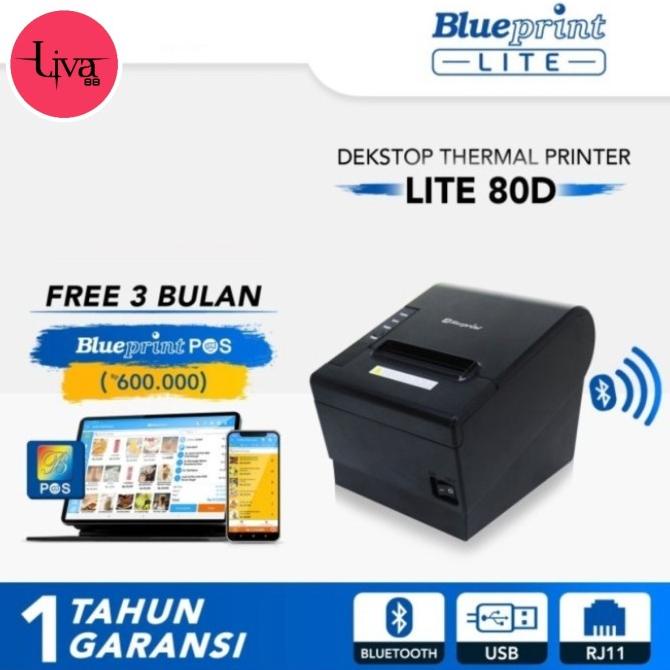 Jual Printer Kasir Thermal Blueprint Lite 80D Bp Lite80D Usb Bluetooth ...