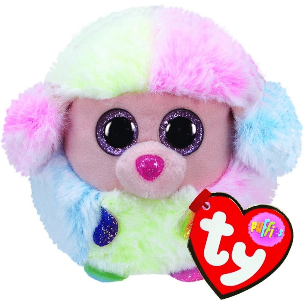 Jual TY Toys Puffies Rainbow Poodle - Boneka Poodle Anak | Shopee Indonesia