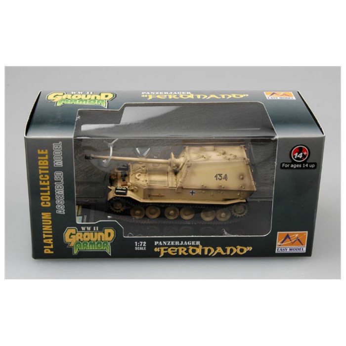 Jual Easy Model 1-72 Ground Armor 36222 Panzerjager FERDINAND Tank WW2 ...