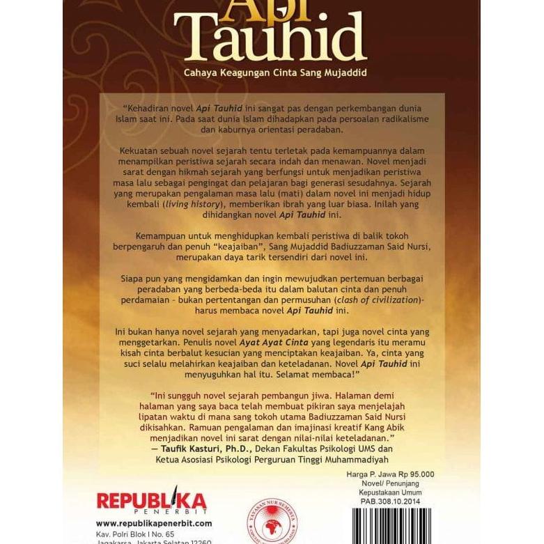 Jual Novel Ggugah Jiwa Api Tauhid (2022) ~ Habiburrahman El Shirazy ...